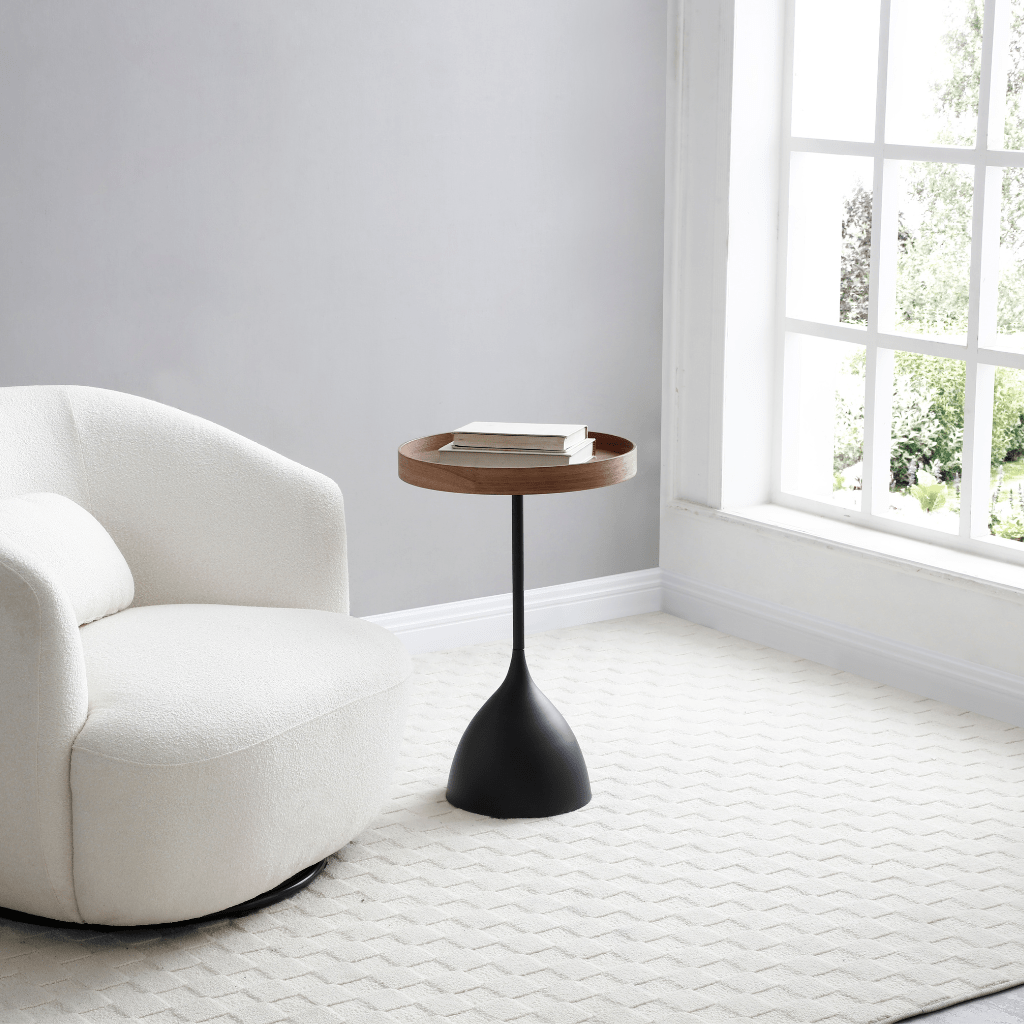 Harrison Side Table Walnut | Seek & Ramble