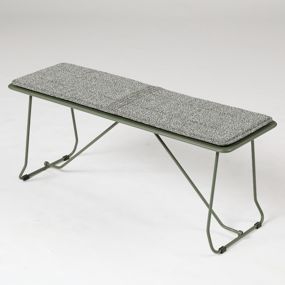 Parco Olive Outdoor Bench | 3 Seater Designer Garden Seat – Seek & Ramble