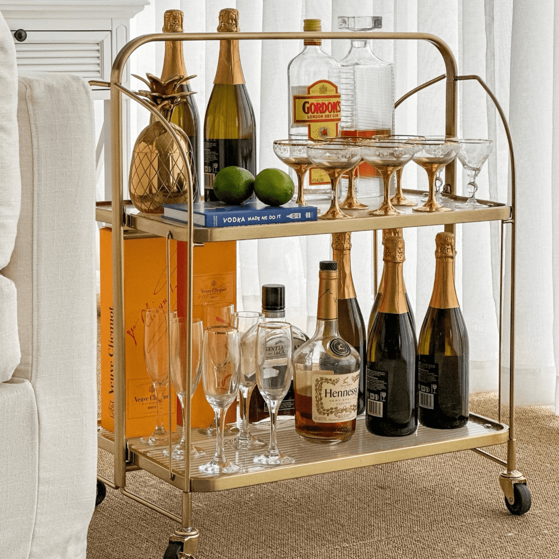 The Gatsby Metal & Glass Modern Classic Table Collection | Seek & Ramble